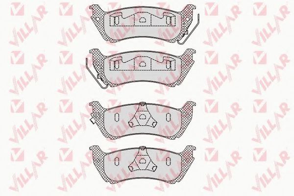 1634200420,MERCE 163 420 04 20 Brake Pad Set, disc brake for MERCE