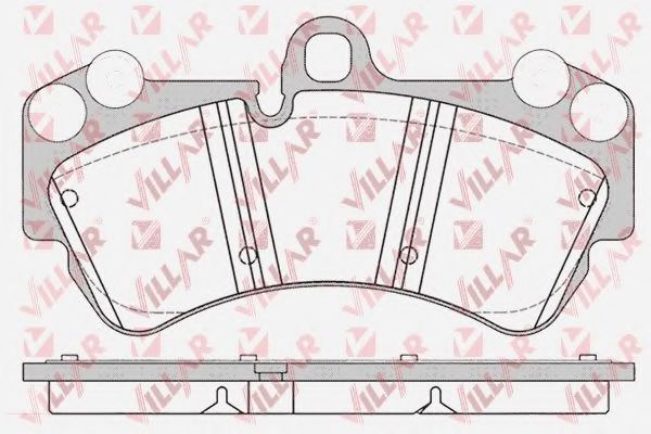7L0698151Q,VW 7L0698151Q Brake Pad Set, disc brake for VW