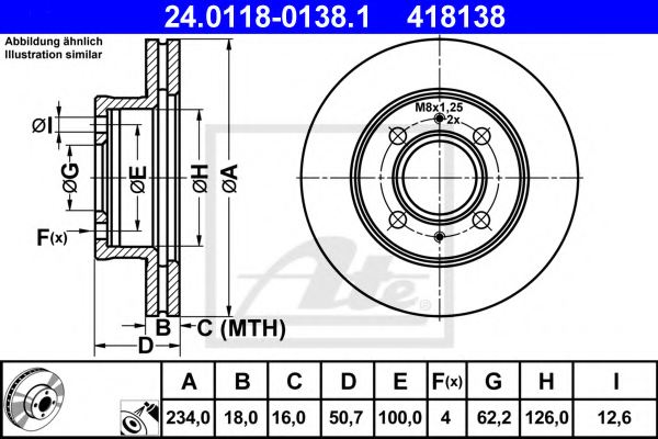 5171202550,HYUNDAI 51712-02550 Brake Disc for HYUNDAI