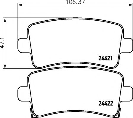 22846359,OEM 22846359 Brake Pad for OEM