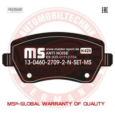 410608481R,RENAU 410608481R Brake Pad Set, disc brake for RENAU