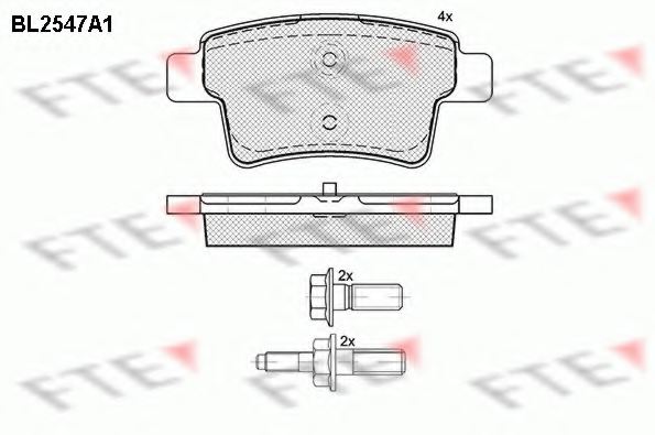425432,CITRO 425432 Brake Pad Set, disc brake for CITRO