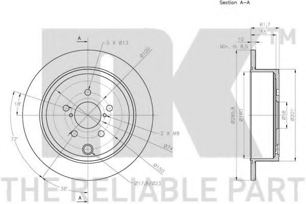 26700FG000,SUBAR 26700FG000 Brake Disc for SUBAR