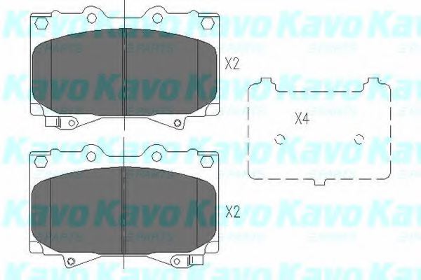 0446560340,TOYOT 04465-60340 Brake Pad Set, disc brake for TOYOT