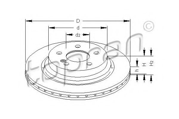 2044230712,MERCE 204 423 07 12 Brake Disc for MERCE