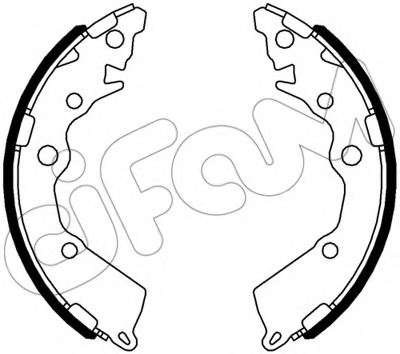 583501YA00,KIA 583501YA00 Brake Shoe Set for KIA