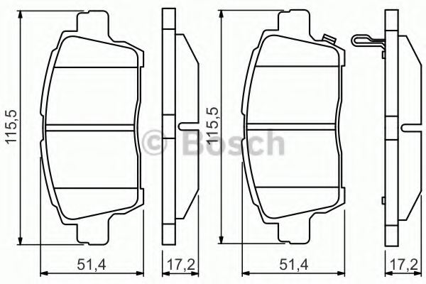 0446512592,TOYOT 04465-12592 Brake Pad Set, disc brake for TOYOT