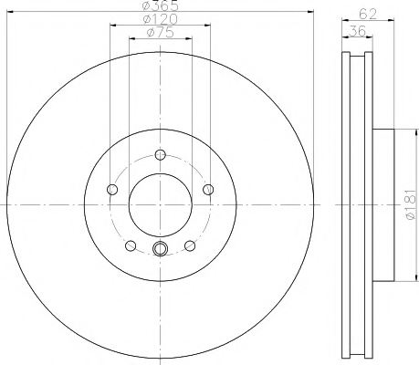 34116793243,BMW 34 11 6 793 243 Brake Disc for BMW