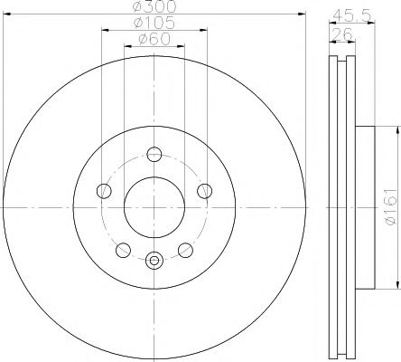 13502059,VAUXH 13502059 Brake Disc for VAUXH