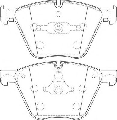34116794464,BMW 34116794464 Brake Pad Set, disc brake for BMW
