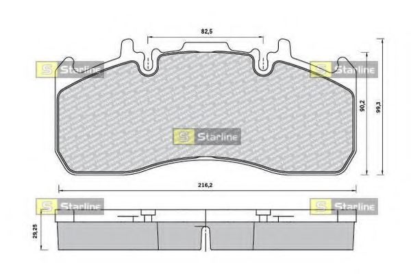 21496551,VOLVO 21496551 Brake Pad Set, disc brake for VOLVO