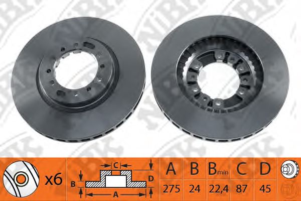 MB928697,MITSUBISHI MB 928697 Brake Disc for MITSUBISHI
