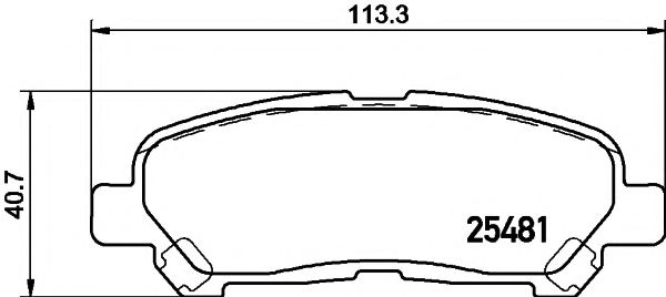 0446648120,OEM 0446648120 Brake Pad for OEM