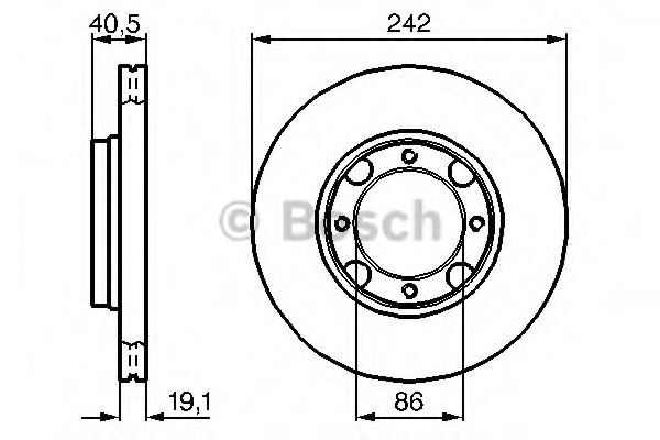 5171221350,HYUNDAI 51712-21350 Brake Disc for HYUNDAI