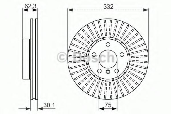 34116793245,BMW 34 11 6 793 245 Brake Disc for BMW