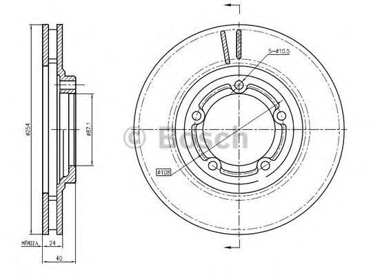 581294A000,HYUNDAI 58129-4A000 Brake Disc for HYUNDAI