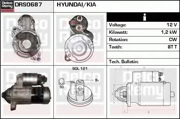 3610023070,HYUNDAI 3610023070 Starter Motor for HYUNDAI