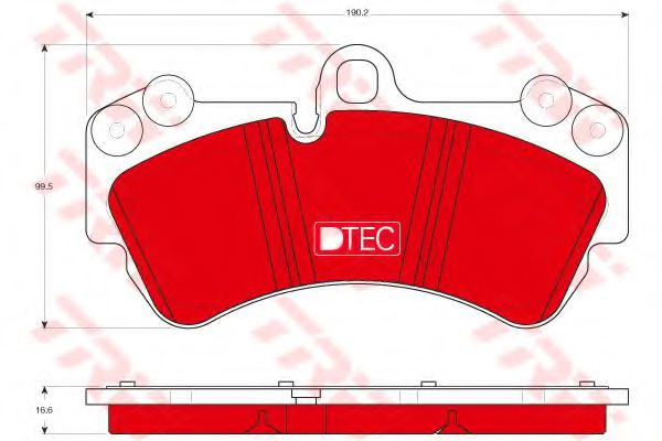 7L0698151Q,VW 7L0698151Q Brake Pad Set, disc brake for VW