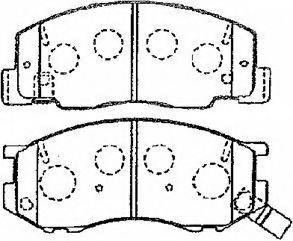 0446528420,TOYOT 04465-28420 Brake Pad Set, disc brake for TOYOT