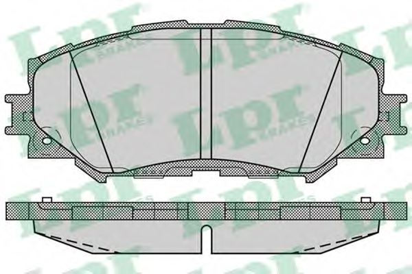 0446502220,TOYOT 0446502220 Brake Pad Set, disc brake for TOYOT