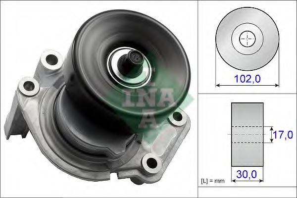 166200W101,TOYOTA 166200W101 Idler Pulley for TOYOTA