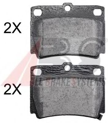 4605A783,MITSUBISHI 4605A783 Brake Pad Set, disc brake for MITSUBISHI