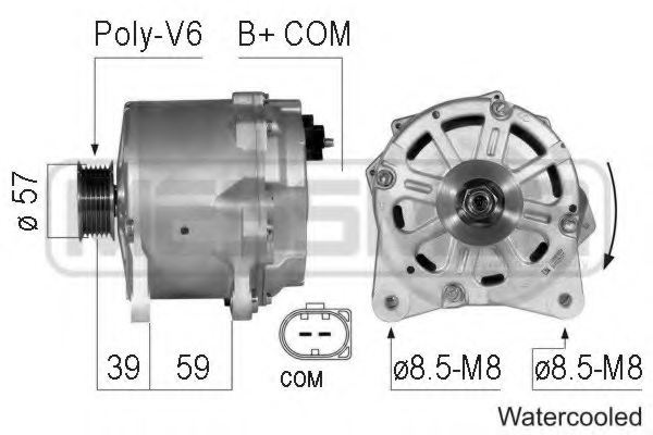 059903015P,VW 059903015P Alternator for VW