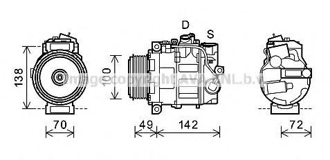 0022301011,MERCE 0022301011 Compressor, air conditioning for MERCE