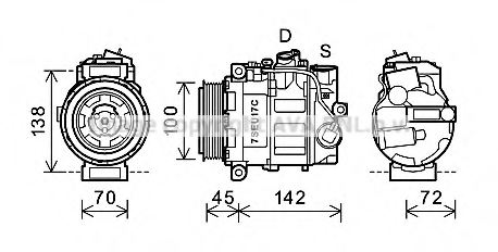 0012301211,MERCE 0012301211 Compressor, air conditioning for MERCE