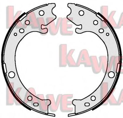43053S9AE52,HONDA 43053-S9A-E52 Brake Shoe Set, parking brake for HONDA