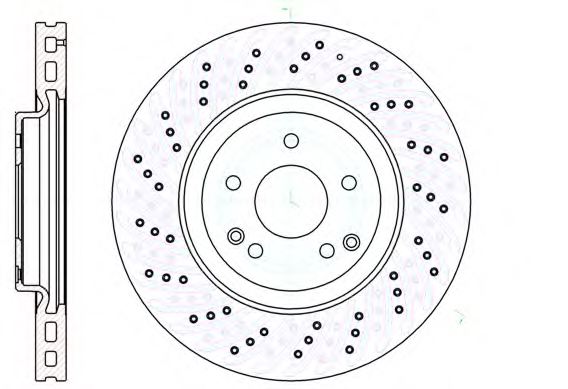 2034211312,MERCE 203 421 13 12 Brake Disc for MERCE