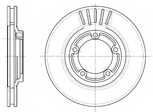 581294A000,HYUNDAI 58129-4A000 Brake Disc for HYUNDAI