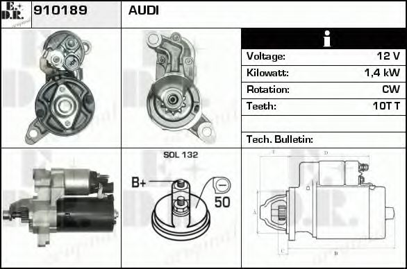 079911021D,VW 079911021D Starter for VW