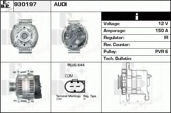 06E903016D,VW 06E903016D Alternator for VW