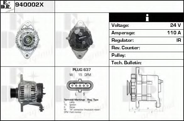21429786,VOLVO 21429786 Alternator for VOLVO