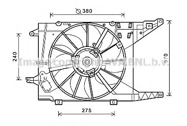 6001550562,RENAU 6001550562 Fan, radiator for RENAU