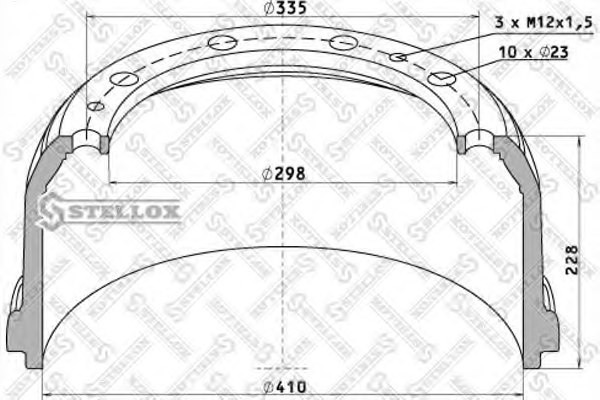 3054210001,MERCE 3054210001 Brake Drum for MERCE