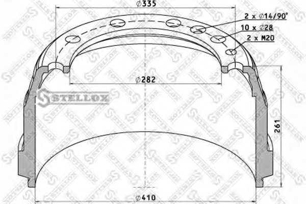 1599009,VOLVO 1599009 Brake Drum for VOLVO