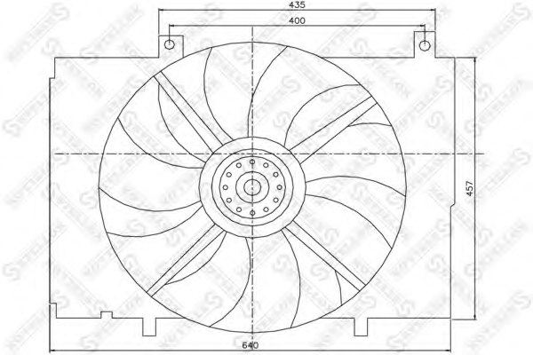 0015001393,MERCE 0015001393 Fan, A/C condenser for MERCE