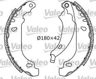 7701205755,RENAU 7701205755 Brake Shoe Set for RENAU