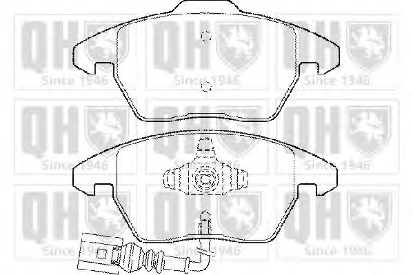 5C0698151,VW 5C0698151 Brake Pad Set, disc brake for VW