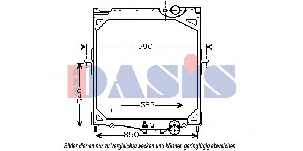 20722440,VOLVO 20722440 Radiator, engine cooling for VOLVO