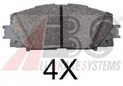 044650W140,TOYOT 04465-0W140 Brake Pad Set, disc brake for TOYOT