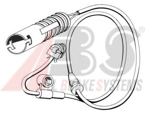 34351182065,BMW 34 35 1 182 065 Warning Contact, brake pad wear for BMW