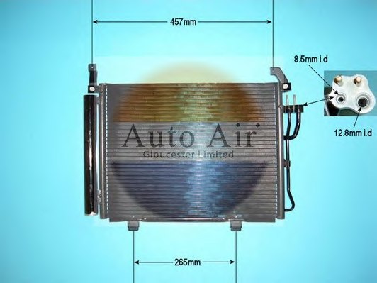 976060X010,HYUNDAI 976060x010 Condenser, air conditioning for HYUNDAI