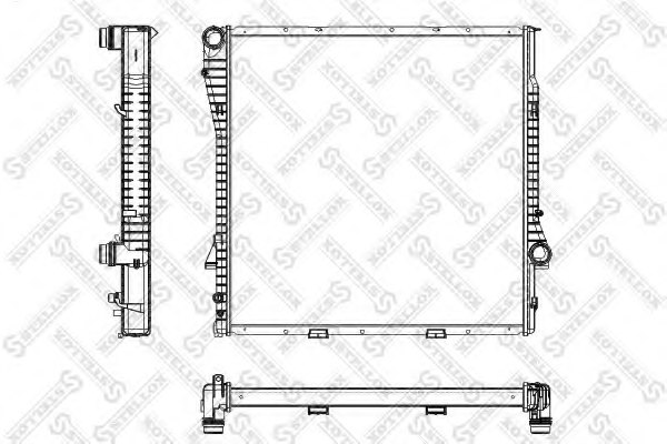 17111439103,BMW 1711.1.439.103 Radiator, engine cooling for BMW