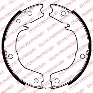 MN150861,MITSUBISHI MN 150861 Brake Shoe Set, parking brake for MITSUBISHI