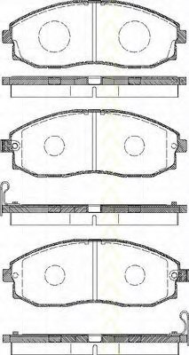581014FA00,HYUNDAI 58101-4FA00 Brake Pad Set, disc brake for HYUNDAI