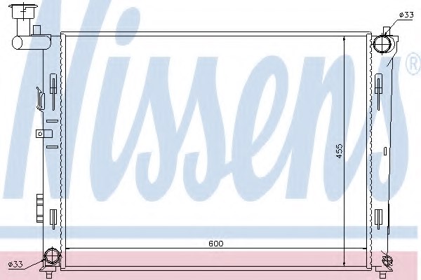 253102H000,HYUNDAI 253102H000 Radiator, engine cooling for HYUNDAI