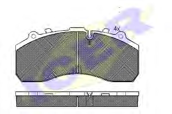 0024204920,MERCE 002 420 49 20 Brake Pad Set, disc brake for MERCE